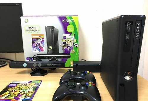 Xbox 360 +40игр(Паук Майнк.Фифа Нхл Ufc Lego)