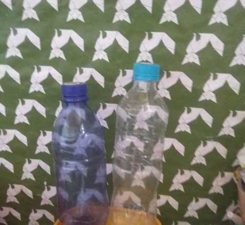 Бутылки 0.5 пластик из под воды
