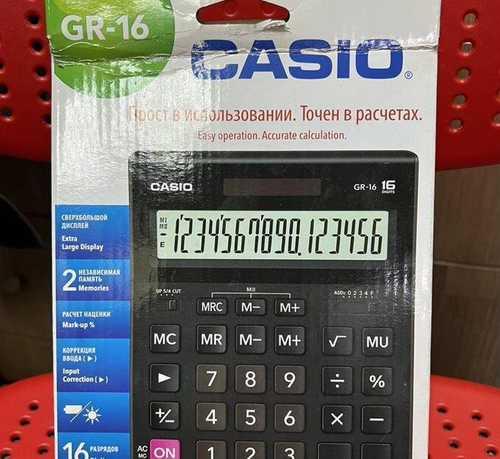 Casio GR-16 Калькулятор (Япония)
