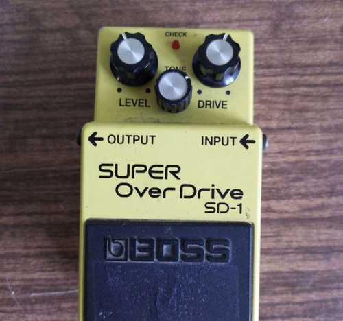 Гитарная педаль Boss SD 1 Super Overdrive