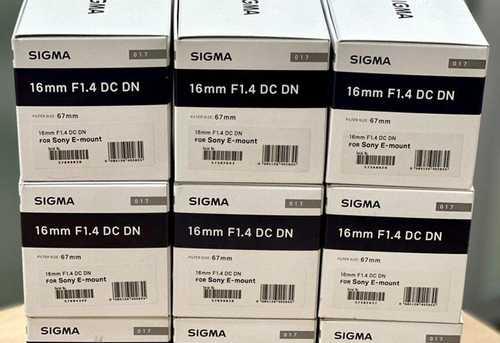 Sigma AF 16mm f/1.4 DC DN Contemporary Sony E
