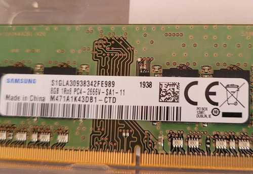 Модуль памяти Samsung sodimm 8GB
