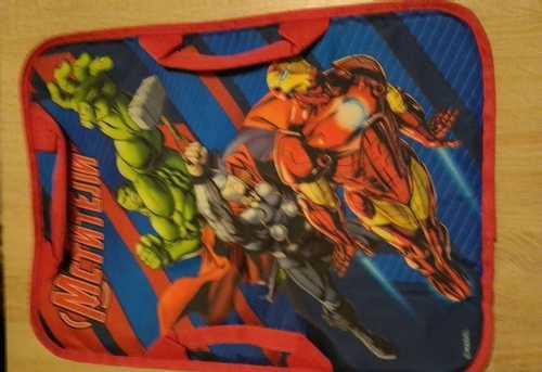 Детские санки ледянки мягкие, Marvel Мстители
