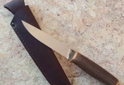 Нож кованый "Пешец-1" 95х18 стаб.карелка проставки