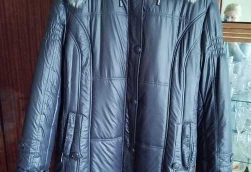 Куртка зимняя женская 64 размер, цвет баклажан