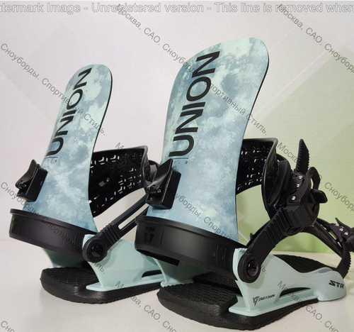 Крепления для сноуборда Union STR tie Dye, новые