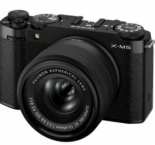 Беззеркальный фотоаппарат Fujifilm X-M5 Kit XC 15-45mm, черный