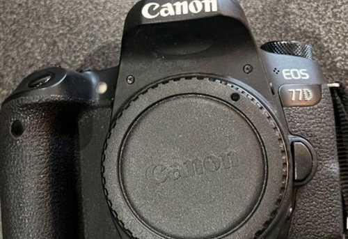 Зеркальный фотоаппарат Canon 77d body