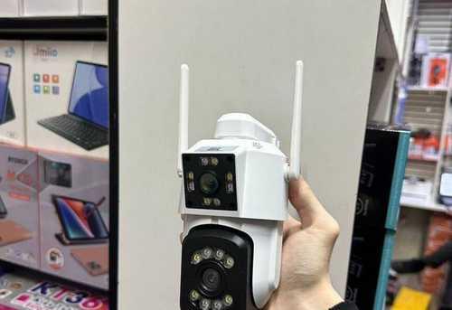 Камера видеонаблюдения wifi двойная icam365