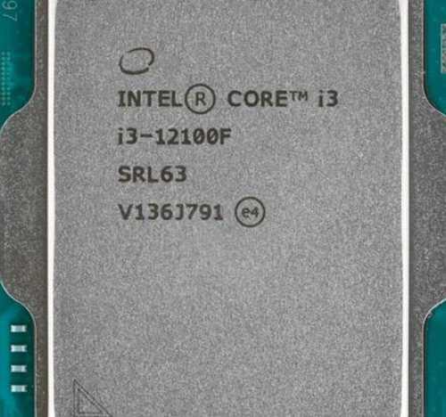 Процессор intel core i3 12100f