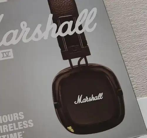 Коробка от наушников Marshall Major IV