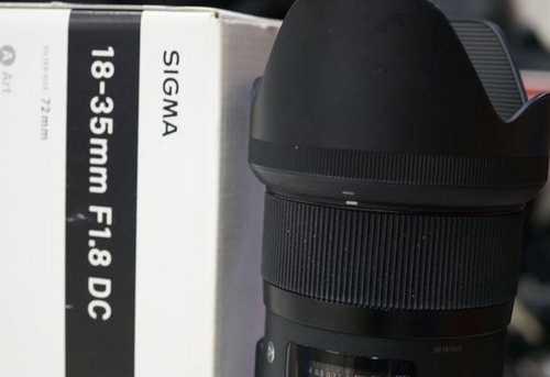 Sigma 18-35mm/1.8 ART Nikon