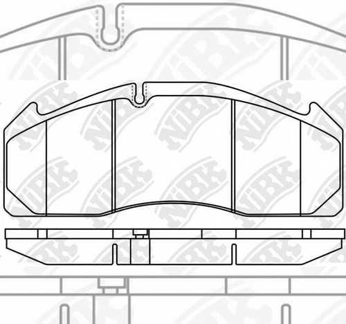 PN0915 Колодки тормозные дисковые