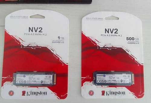 Новые SSD Kingston 1tb и 512gb