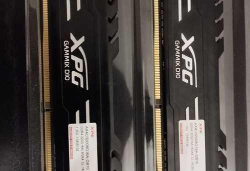 Оперативная память A-data XPG gammix d10 16гб DDR4