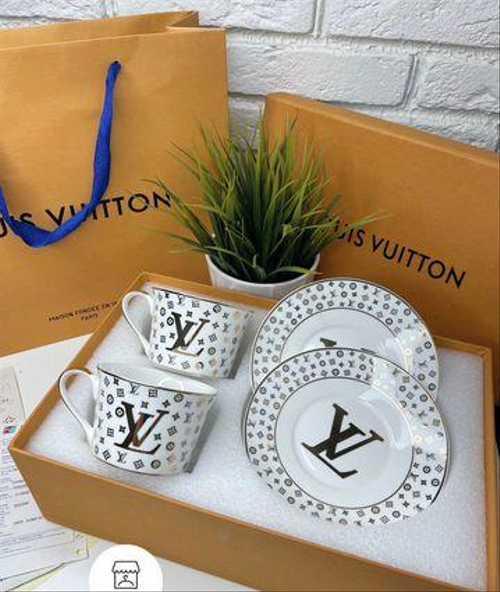 Кофейный сервиз Louis Vuitton фарфор