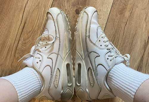 Кроссовки Nike Air Max 90 белые