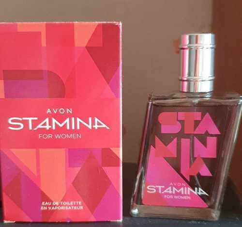 Туалетная вода эйвон женская Stamina 75мл