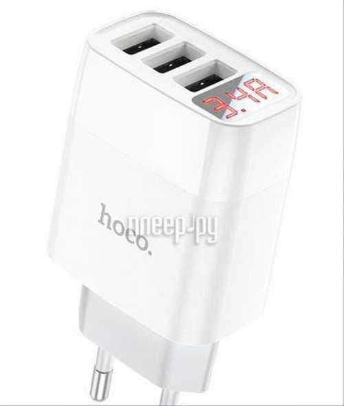 Hoco C93A Easy Charge 3xUSB White 6931474760593