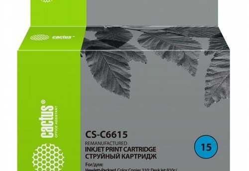 Картридж струйный Cactus CS-C6615 №15 черный (44мл