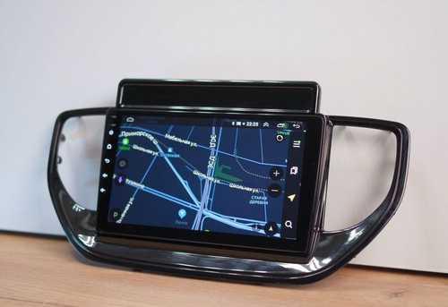 Магнитола 9" на Hyundai с Carplay, Wi-Fi +камера