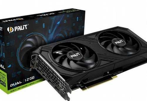 Видеокарта Palit RTX4070 super dual OC 12Gb Новые