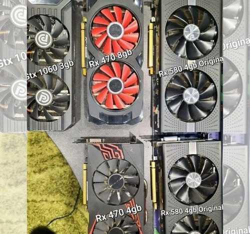 Видеокарта rx580 8gb