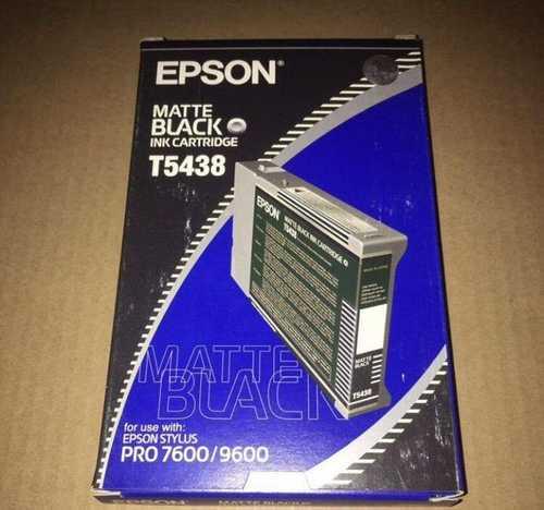 Картридж Epson Matte Black T5438