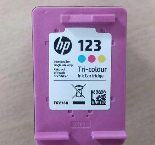 Картридж для принтера hp 123 цветной