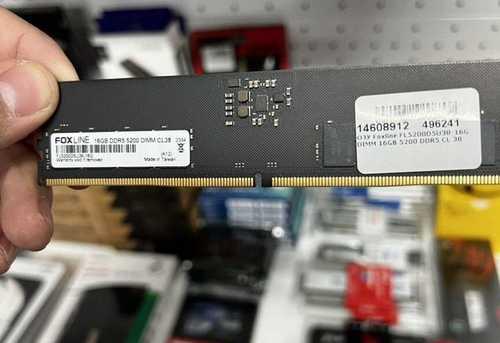 Оперативная память foxline dimm DDR5 16GB