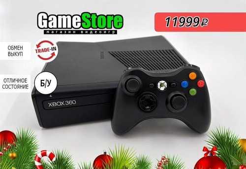 Xbox 360 Slim 320Gb + 60 игр б/у