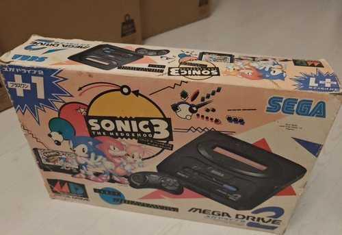 Sega mega drive 2 в коробке pal-d