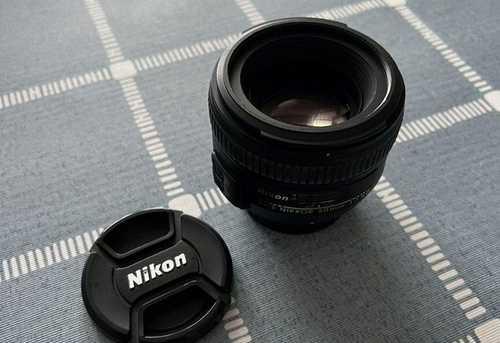 Объектив Nikkor 50mm f1.4G