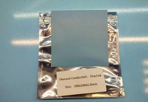 Термопрокладка Thermal Pad 21W 100x100x1mm