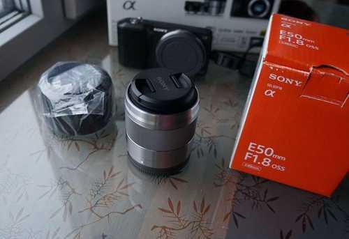 Объектив Sony E 50mm f1.8 oss + камера в подарок
