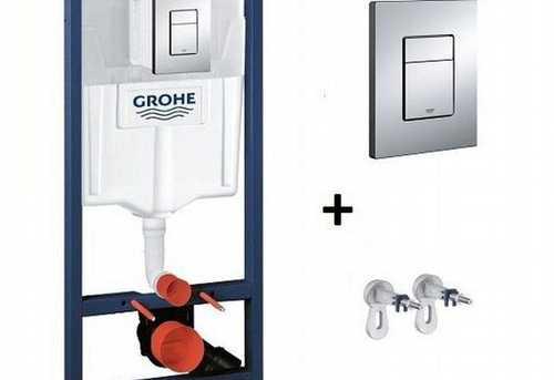 Инсталляция Grohe Solido 38811000 с кнопкой смыва