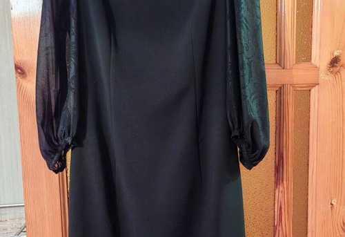 Платье чёрное футляр 40-42