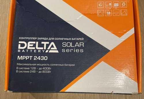Контроллер заряда солнечных батарей Delta Battery