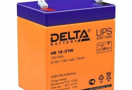 Аккумуляторная батарея Delta HR 12-21 W