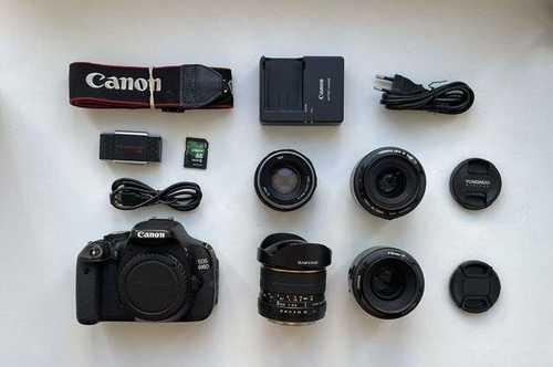 Зеркальный фотоаппарат Canon EOS 600D Комплект