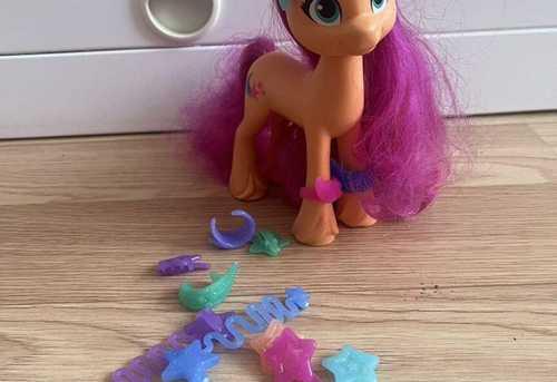 My Little Pony sunny санни с украшениями