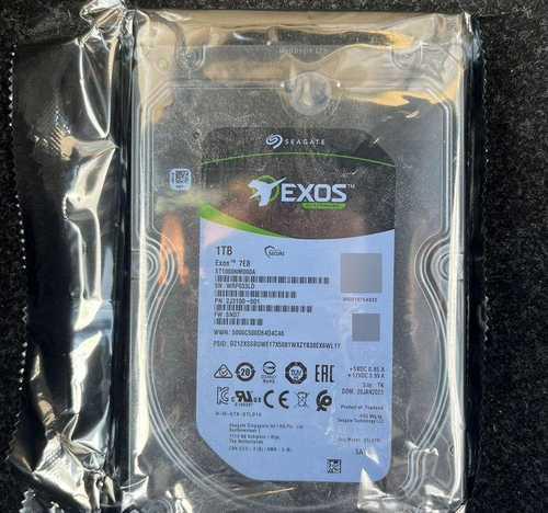 Жесткий диск Seagate Exos 7E8 1TB ST1000NM000A