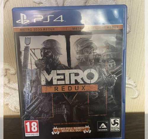 Диск на ps4 Metro Redux