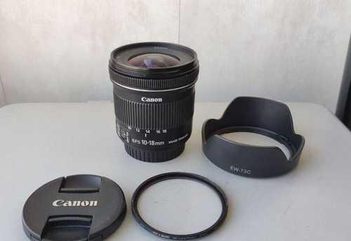 Canon EF-S 10-18mm f/4.5-5.6 IS STM