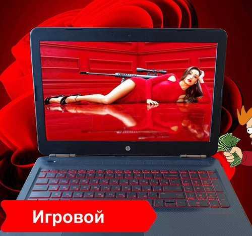 Мощный игровой HP omen i5/8g/1050ti 4g/ips