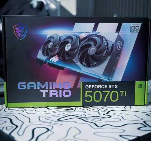 Видеокарта MSI GeForce RTX 5070 Ti 16G gaming trio