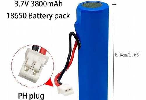 Аккумулятор 3.7V 3800mAh c коннектором (18650)