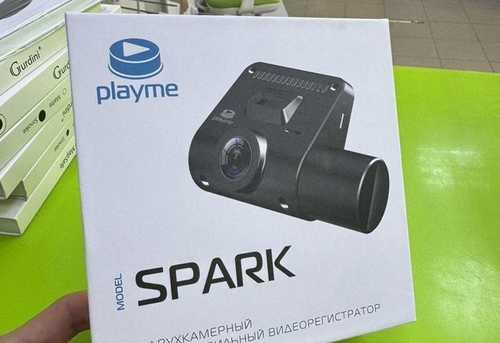 Двухкамерный видеорегистратор playme spark
