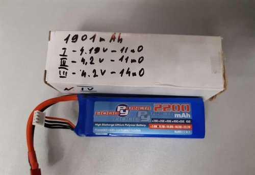 Аккумулятор LiPo 3s, 4s