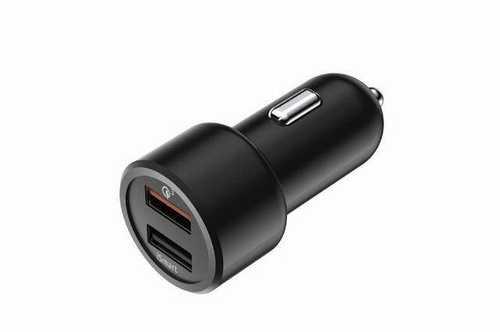 Автомобильная зарядка 2 - USB 2.0 (30W) Quick Char